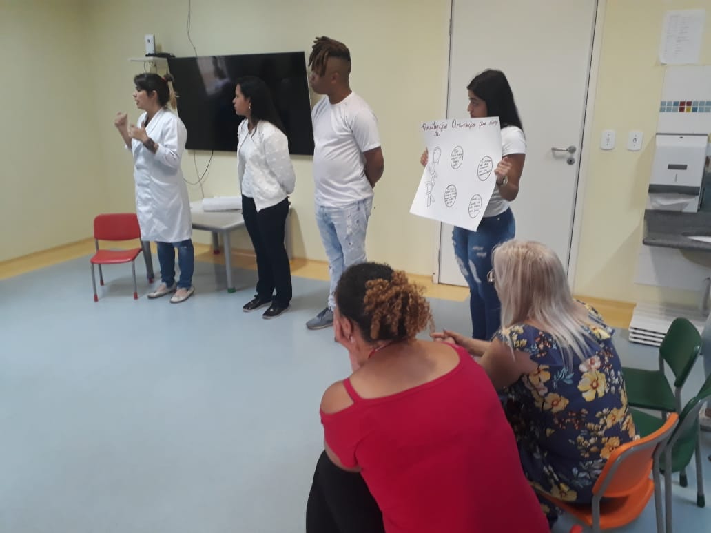 Capacitação realizada na creche do hospital. - Conjunto Hospitalar Mandaqui